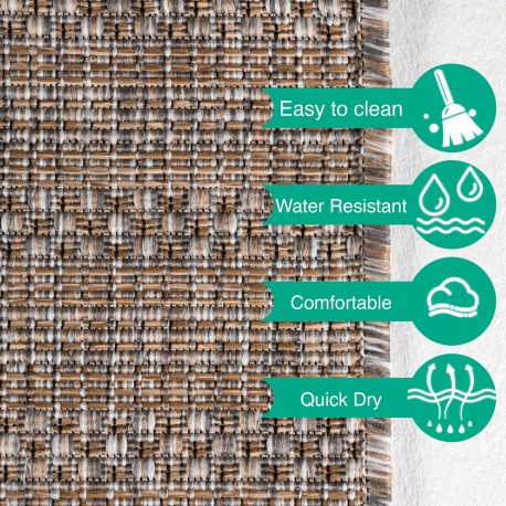 Zagora Udendørs tæppe Vintage - Beige