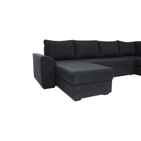 Canape U-Sovesofa venstrevendt - Med Indbygget Sengeudtræk og Opbevaring