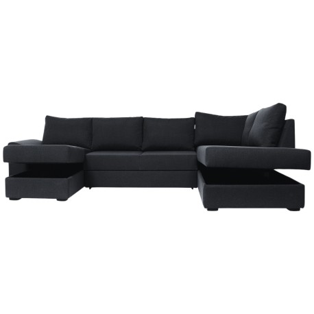 Canape U-Sovesofa venstrevendt - Med Indbygget Sengeudtræk og Opbevaring