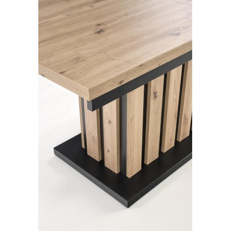 BARETTI sofabord, håndværkseg / sort - Stilfuldt og funktionelt