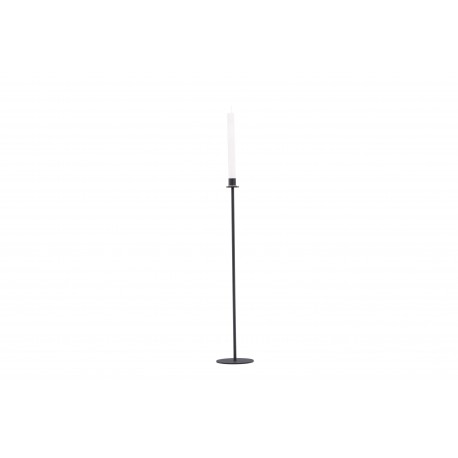 Hogehall Lysestage - Sort Stål, 70 cm