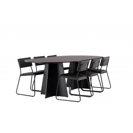 Spisebordssæt Bootcut med Kenth Spisebordsstole - Moderne Design