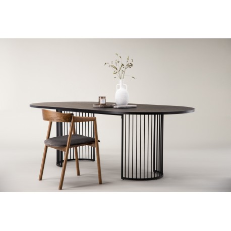 Moderne Hamneskar Spisebord i Sort - Oval