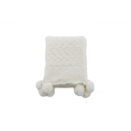 Hyggelig Anny Plaid - Hvid Akryl - 130x170 cm