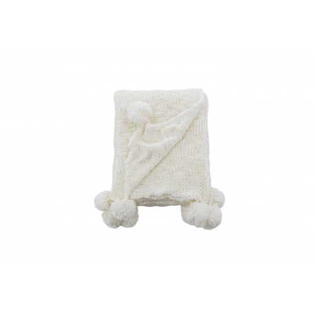 Hyggelig Anny Plaid - Hvid Akryl - 130x170 cm