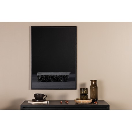 Sort Klippe Plakat - Statement Piece | 70x100 cm