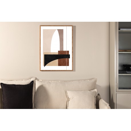 Materialer Plakat - Abstrakt Jordfarver