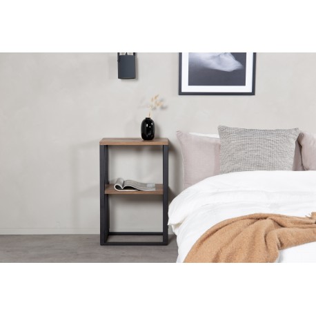 Trendy natbord i sort og træ