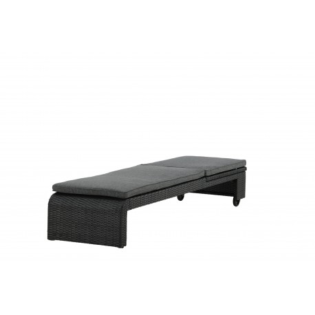 London Solseng - Sort Kunstig Rattan